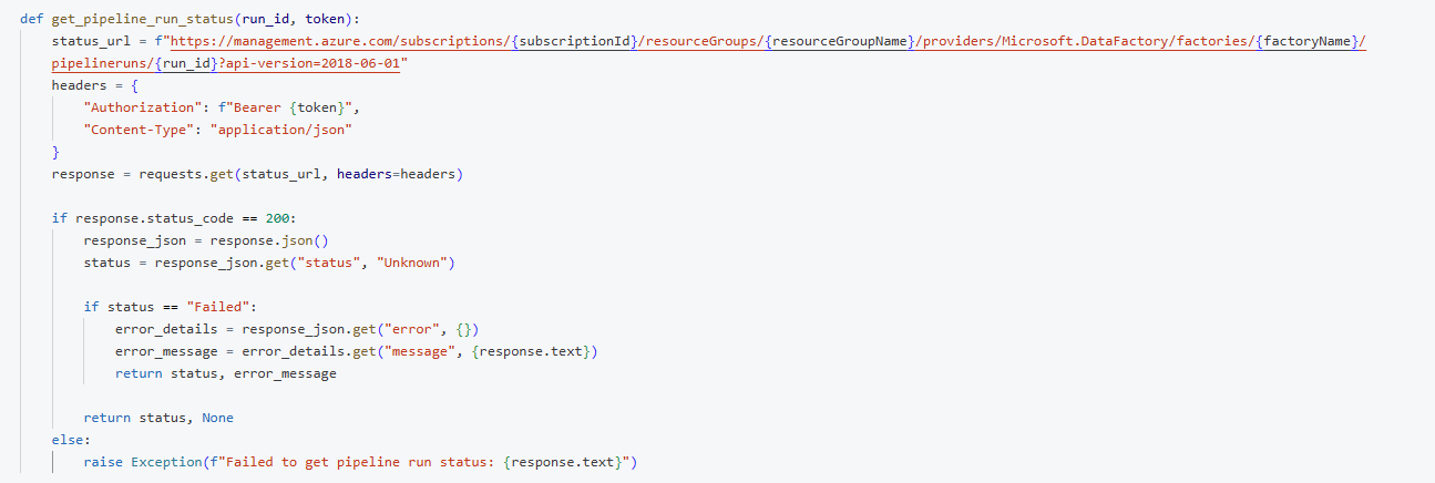 Triggering Azure Data Factory Pipelines from Databricks